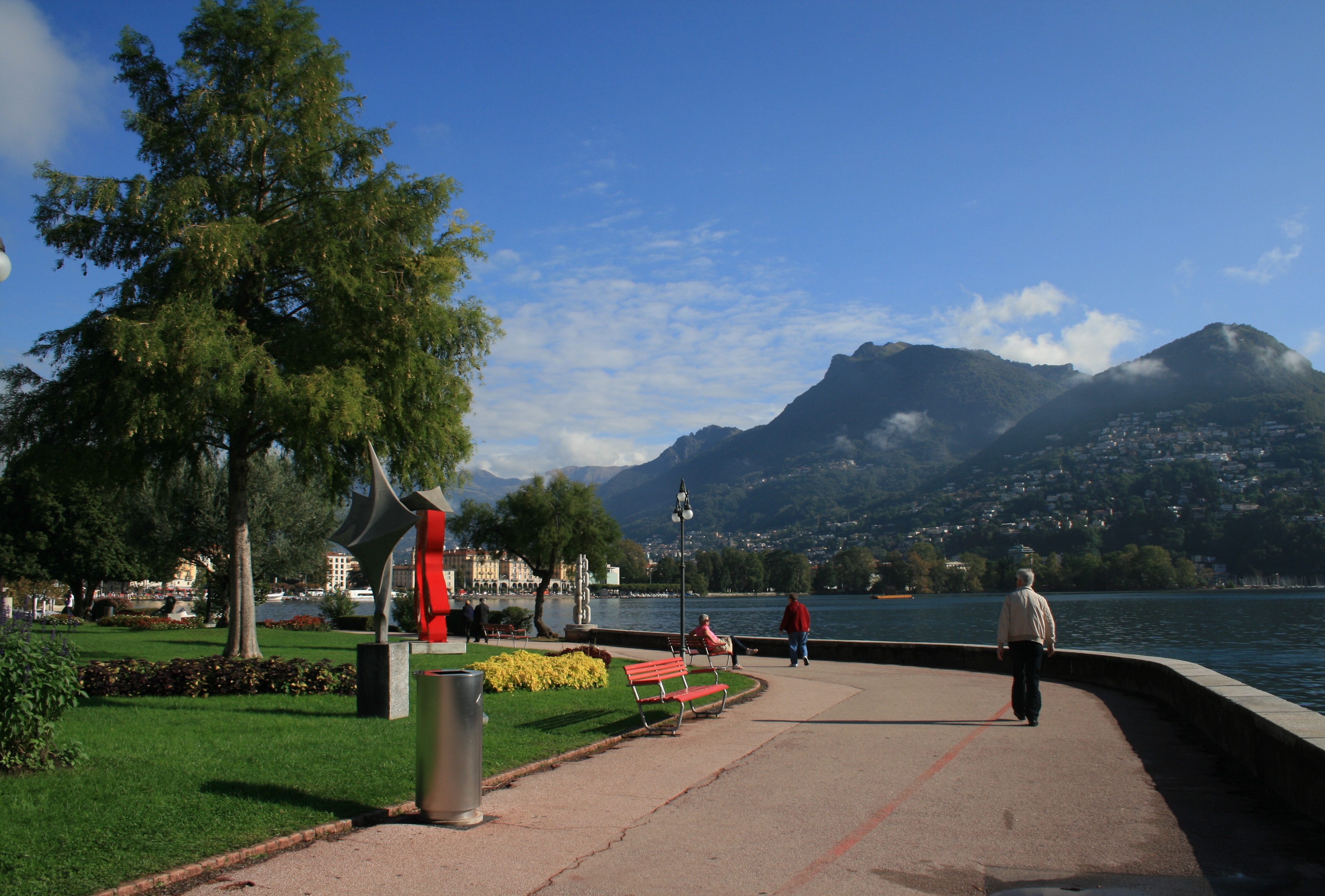 Parco Civico/Ciani + Lakeshore Promenade: Lugano - Landscape ...